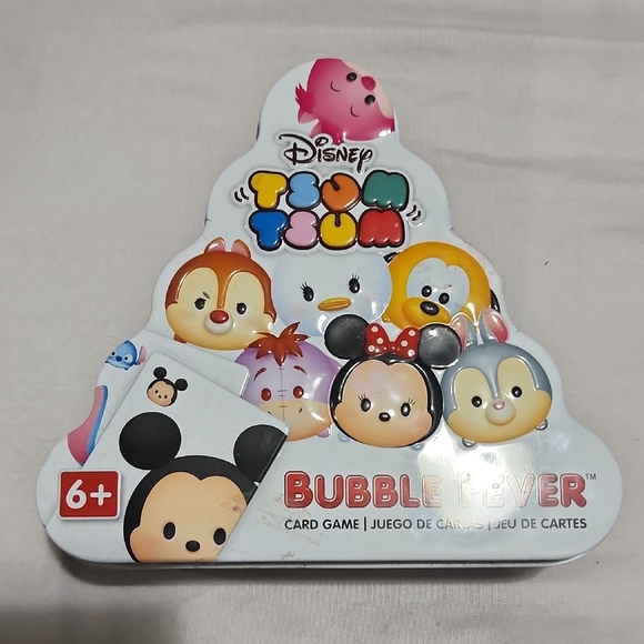 Disney | Toys | Disney Tsum Tsum Bubble Fever Card Game Red Pink Yellow ...
